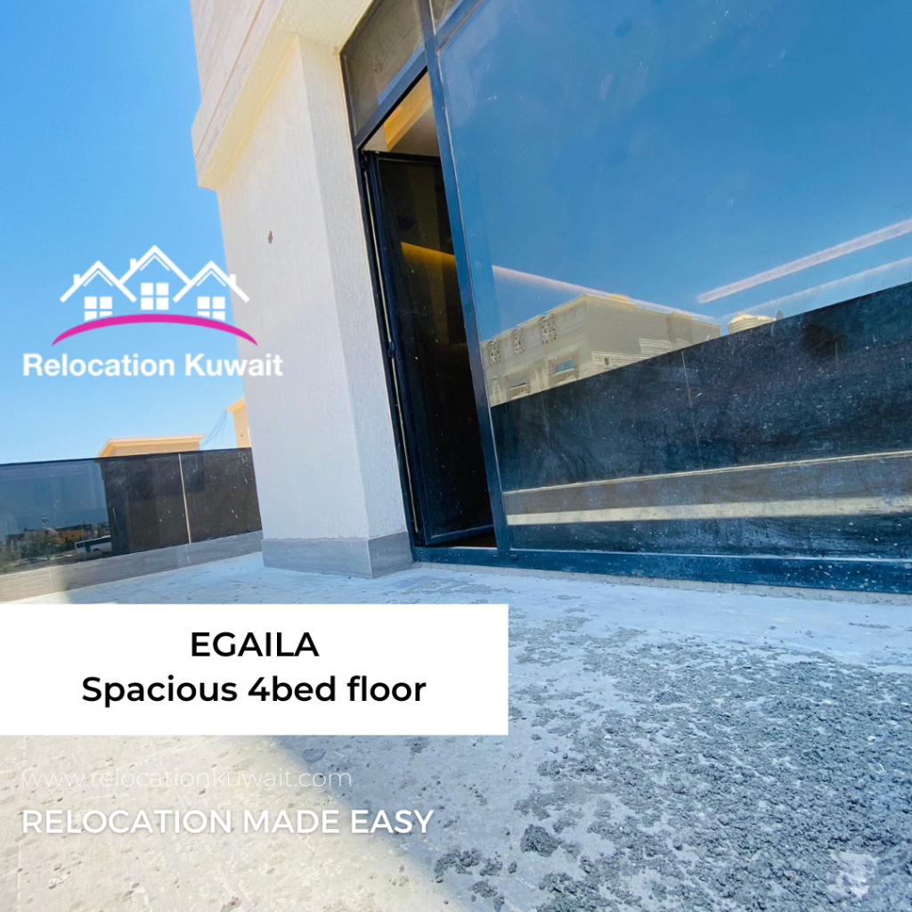4- bedroom floor with balcony for rent in Egaila, #kuwait – Relocation ...
